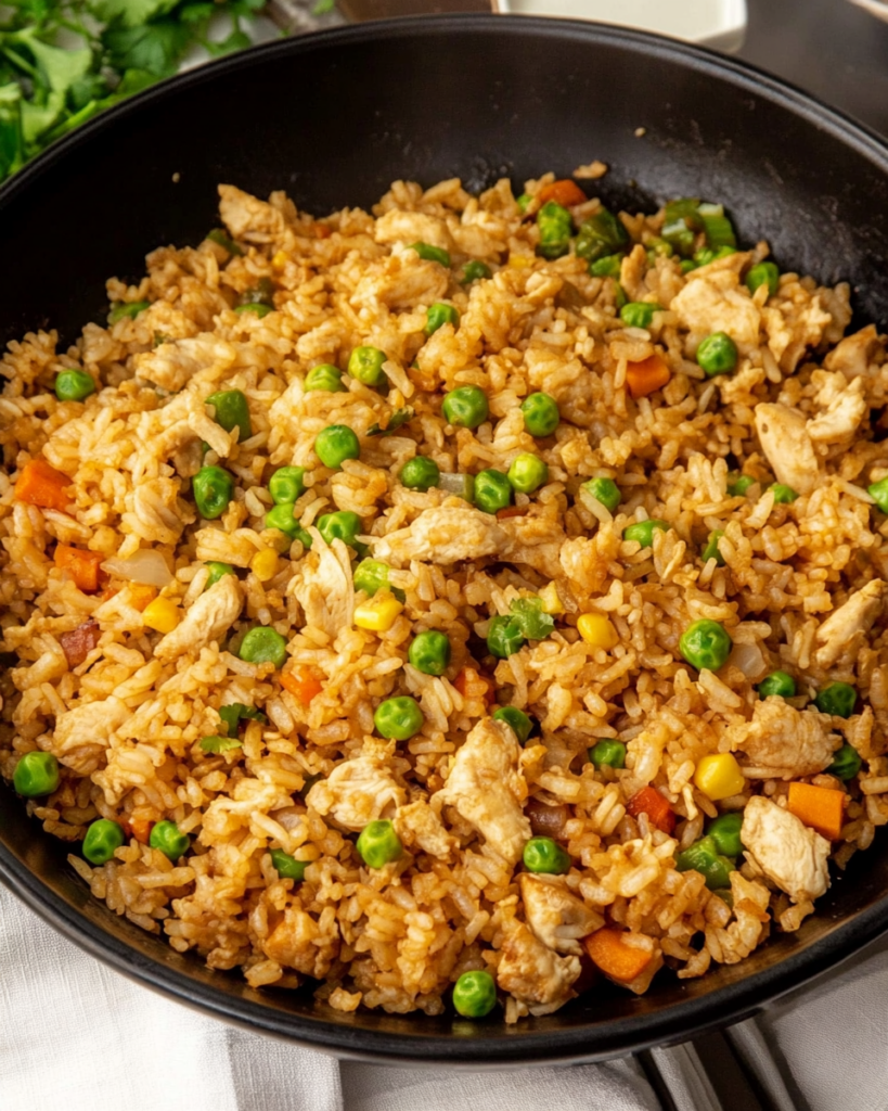 Restaurant-Style Chicken Fried Rice - Yummy Whisk