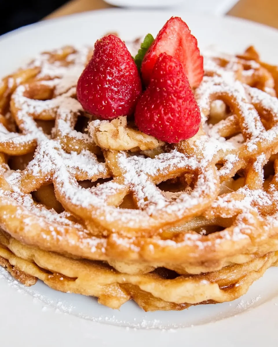Homemade Funnel Cakes