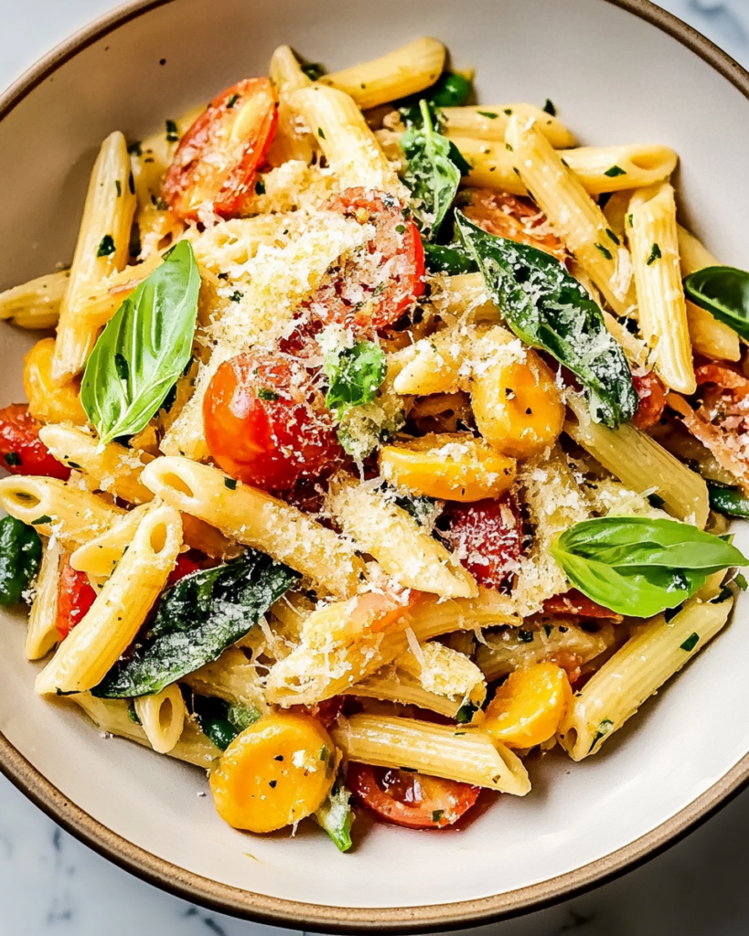 Pasta Primavera - Yummy Whisk